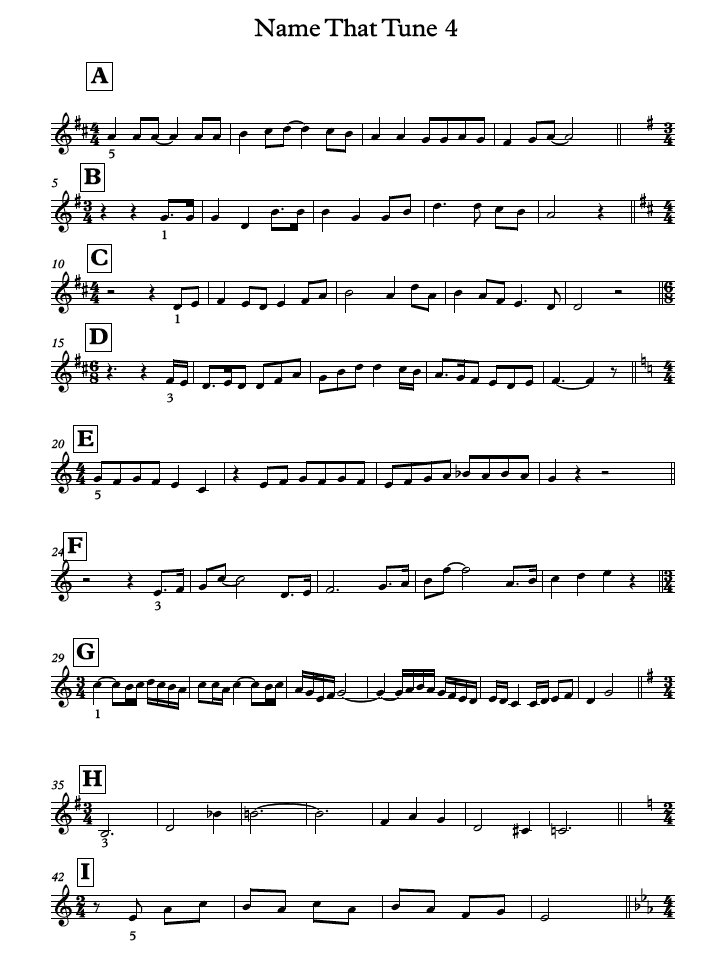 Name that Tune #4 – Lewes Voice Works